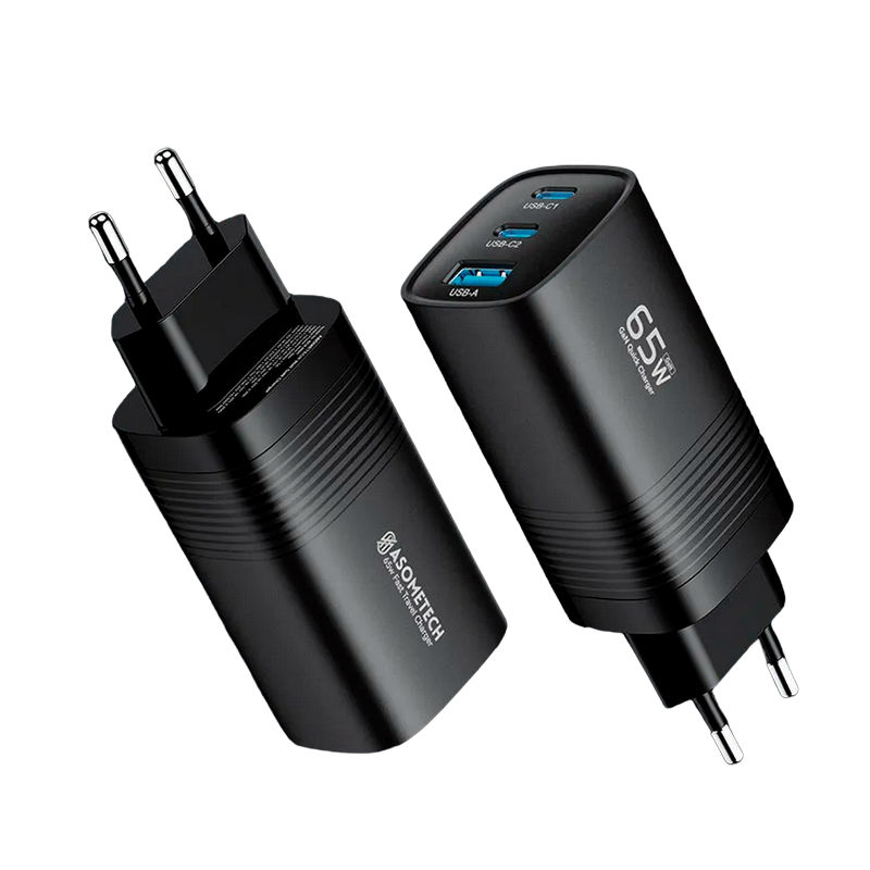 Carregador Super Turbo GaN 65W RCE6501 - ASOMETECH | TECHZIL